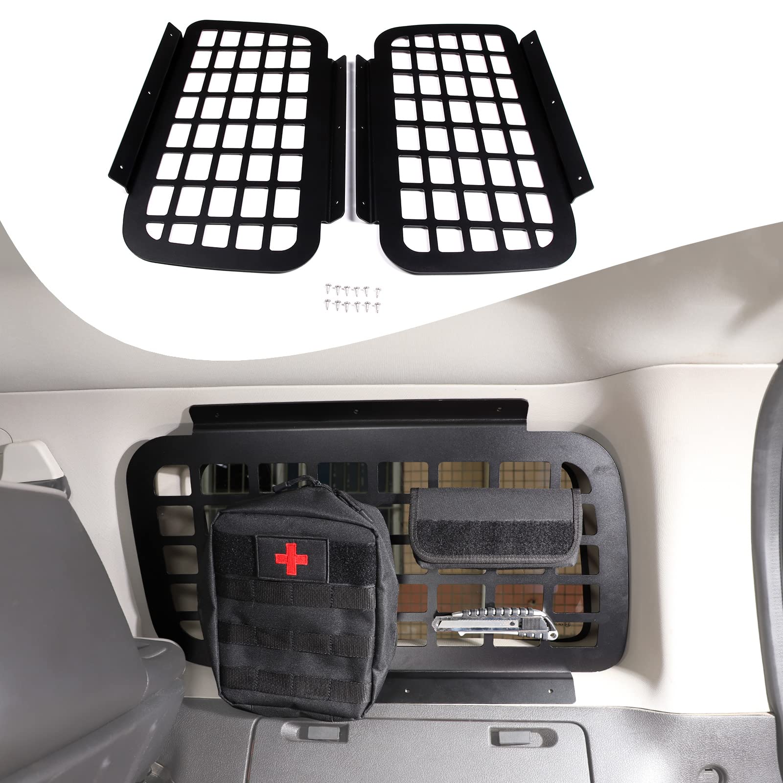 Amazon.com: Rear Window Modular Shelf Shelf Interior Luggage Rack Fit ...