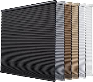 Amazon.com: Persilux Custom Size Blackout Blinds for Windows Cellular Cordless Shades, Honeycomb ...