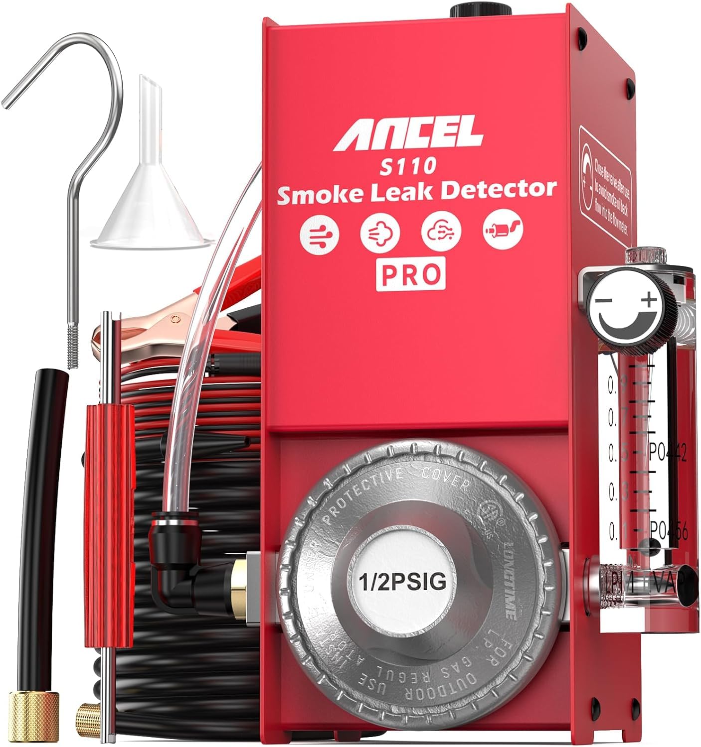 Amazon.com: ANCEL S110 Pro Automotive Smoke Machine with Air Pump, Evap ...