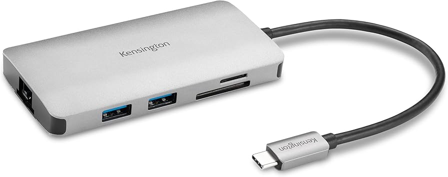 Kensington UH1400P USB-C 8-in-1 Driverless Mobile Laptop Dock ...