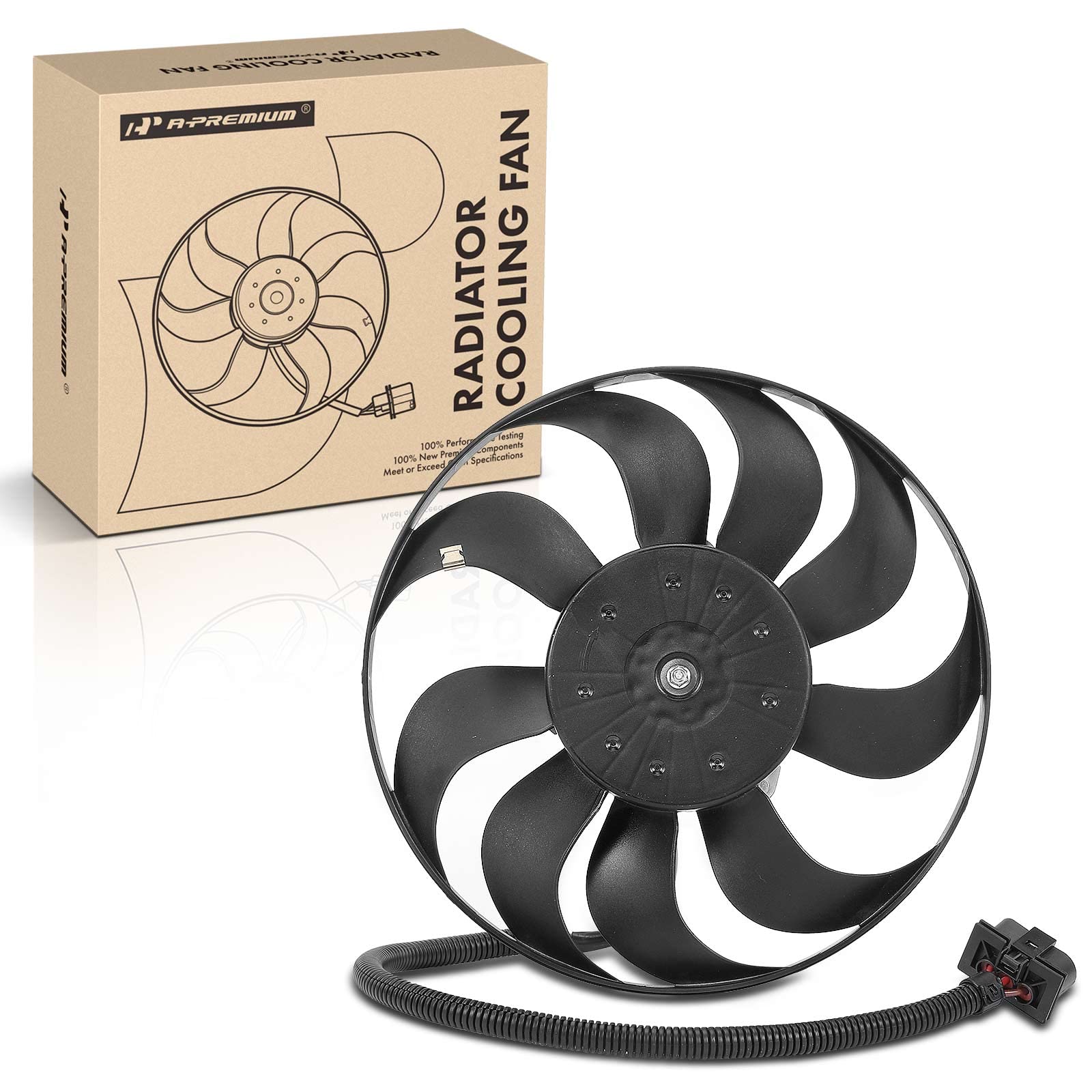 A Premium Engine Radiator Cooling Fan Assembly Compatible With Select ...