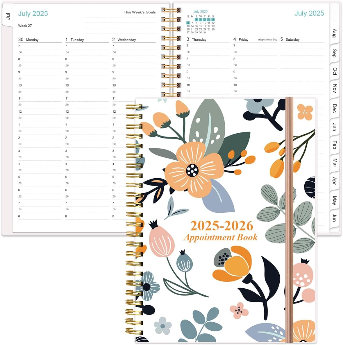 Amazon.com : 2025-2026 Appointment Book & Planner - A5 Daily Hourly ...