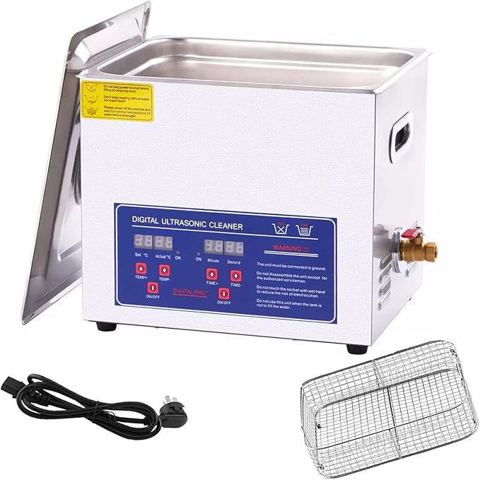 Amazon.com: Professional Ultrasonic Cleaner,1.3L/2L/3L/4L/6L/10L/14L ...