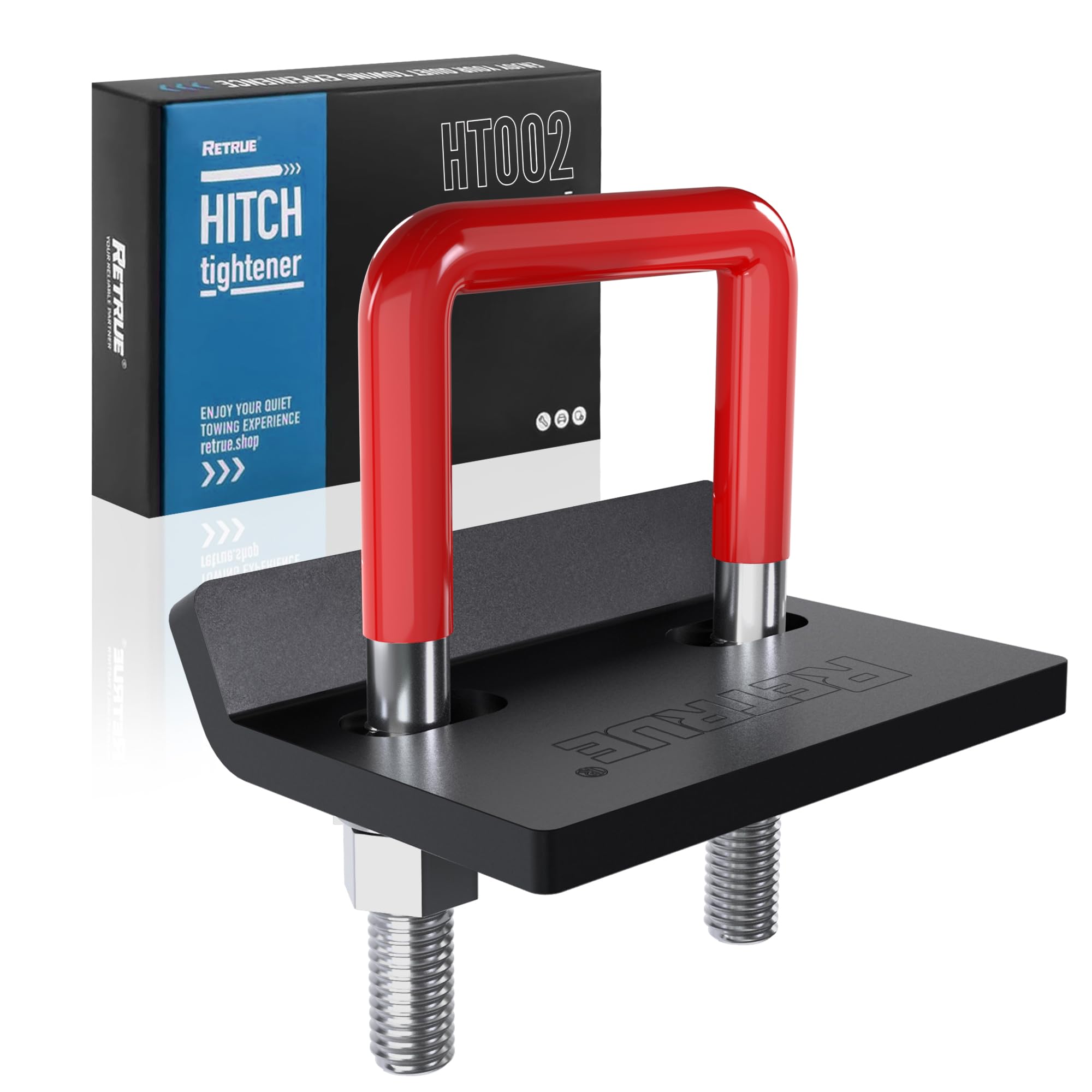 Amazon.com: Anti Rattle Hitch Tightener 2 in and 1.25 in, Rubber Coated ...