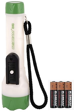 GLOBEAM - 36 Radium Torchlight Operate with 2 AA Size Battery, Radium ...
