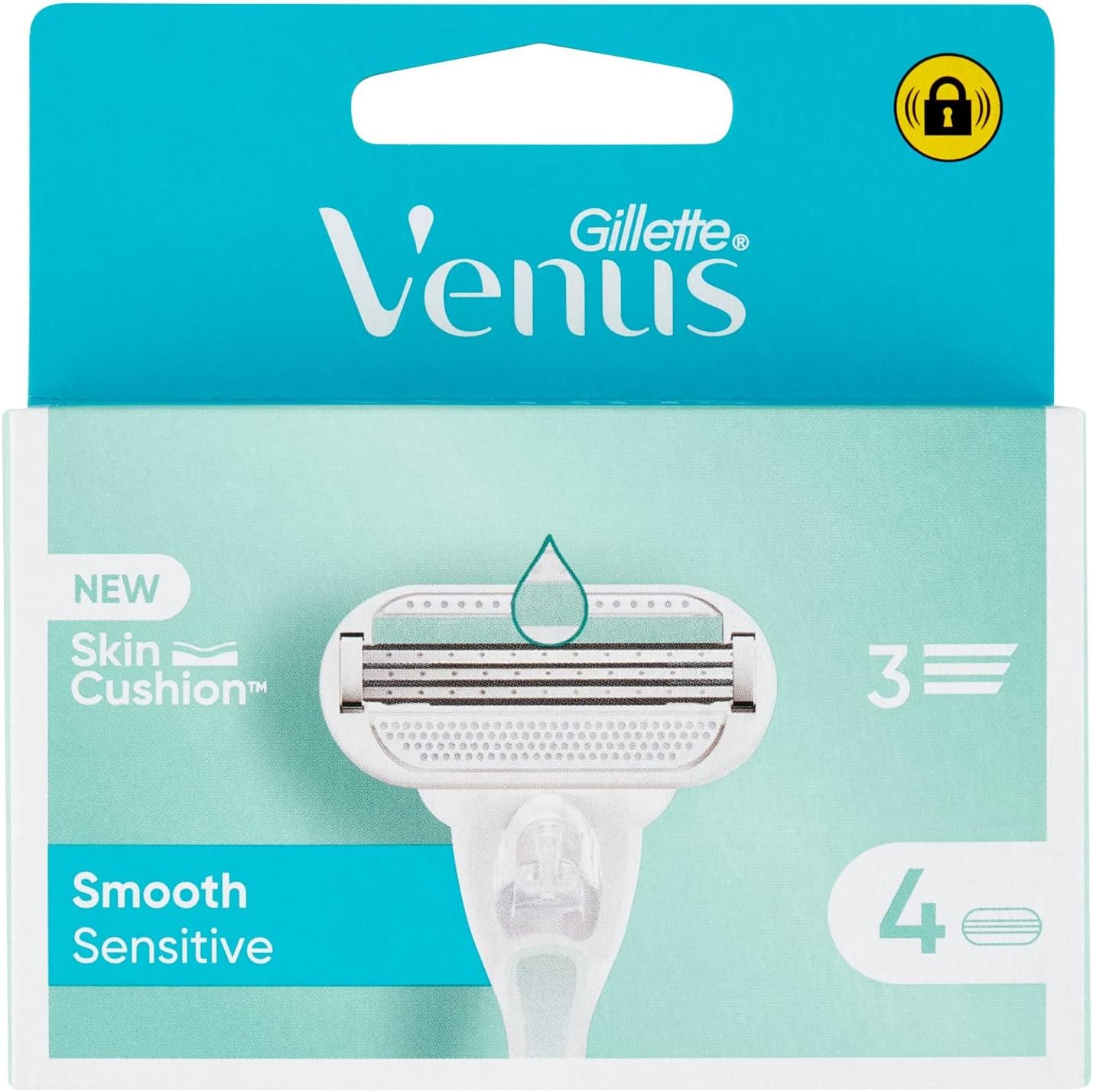 Gillette Venus Deluxe Smooth Sensitive Shaver Refills for Women, Pack ...
