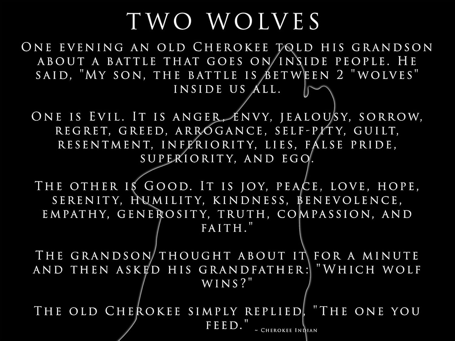 Amazon.com: Cherokee Indian Poster Inspirational Poster Motivational ...