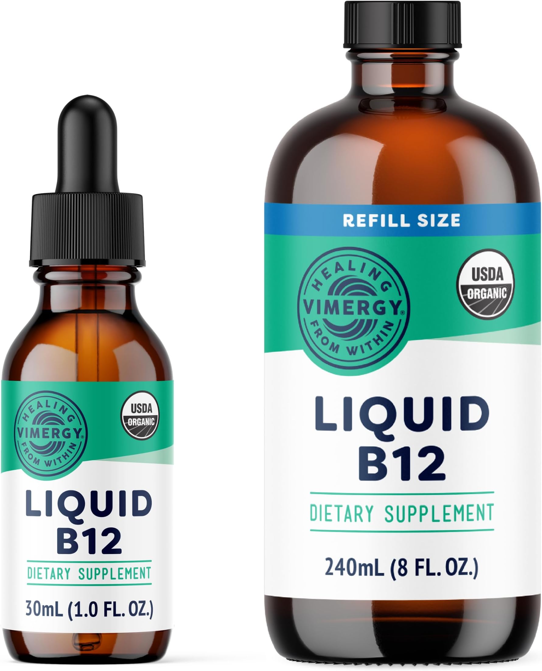 Amazon.com: Vimergy Liquid B12 (30 mL) and Liquid B12 Refill (240 mL ...