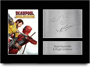 HWC Trading A4 Deadpool & Wolverine Reynolds & Jackman Gifts Printed ...