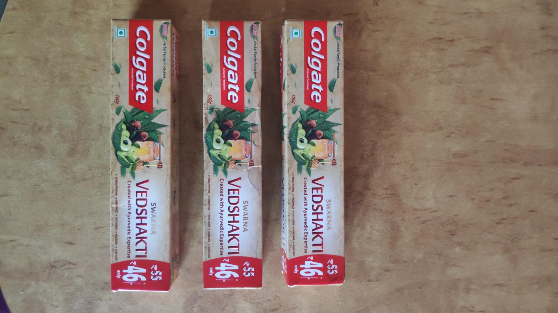 Colgate Swarna Vedshakti Toothpaste - 100g +10g ( 10%extra) : Amazon.in ...