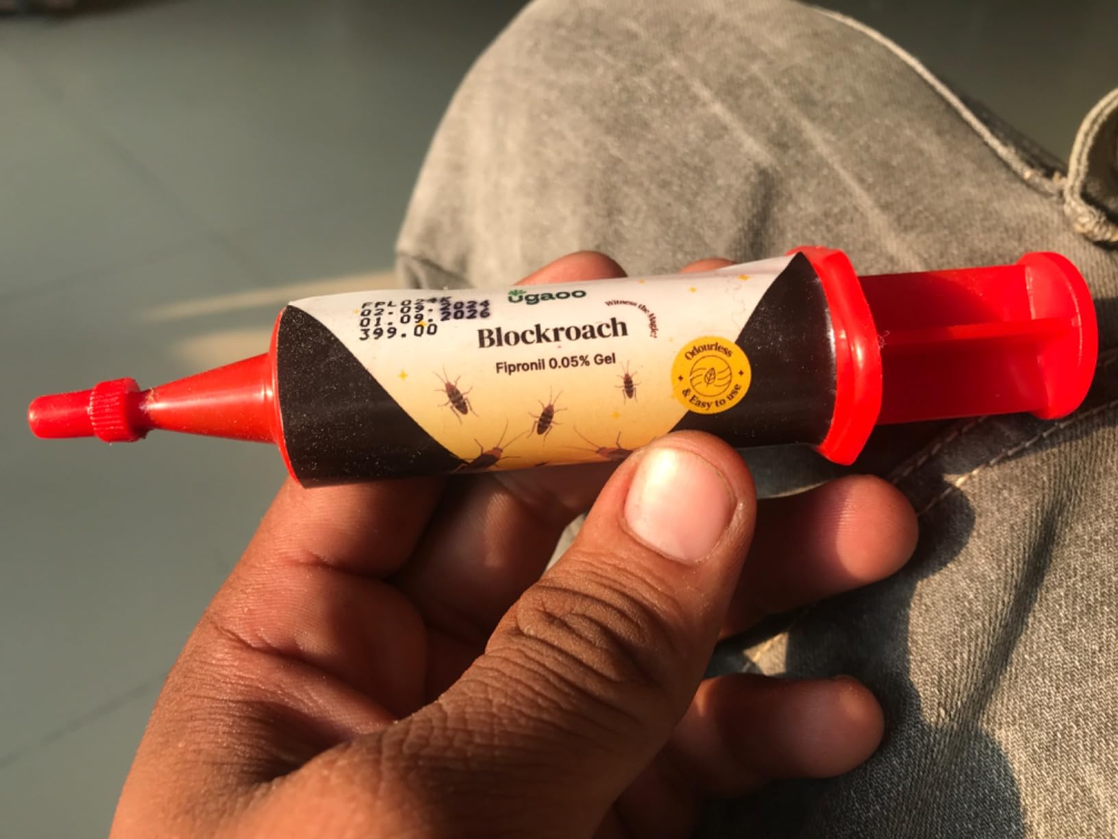 UGAOO Block Roach Gel - Cockroach Killer (20g) | Kitchen Safe ...