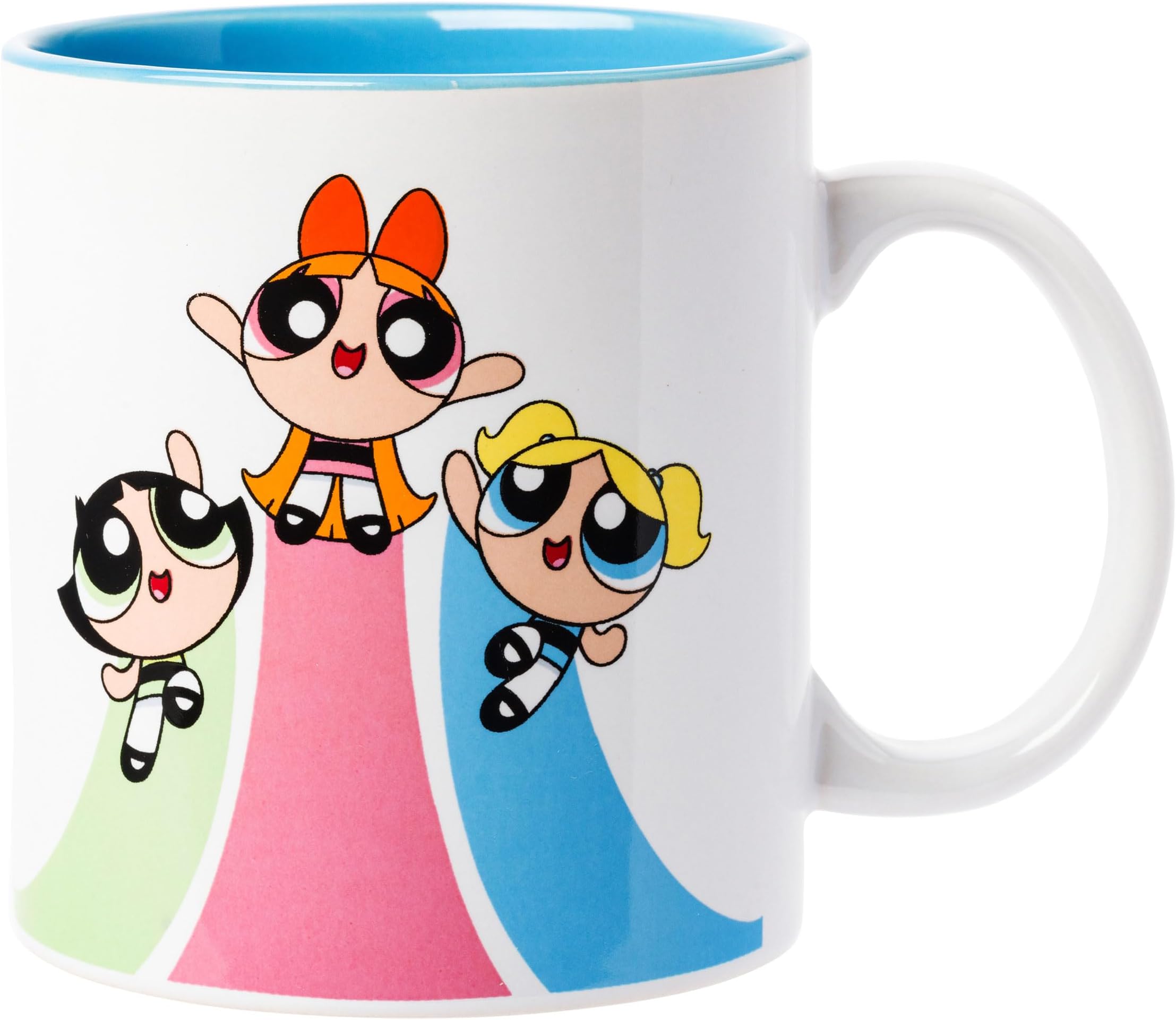 Amazon.com | Silver Buffalo Powerpuff Girls Bubbles Face Ceramic 3D ...