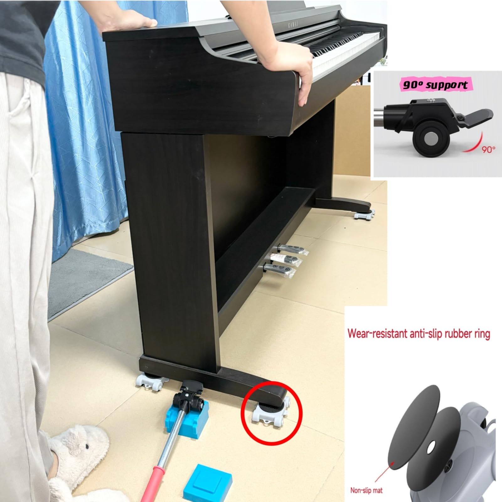Snapklik.com : A Set Of Furniture Moving Sliders Heavy Furniture Lift