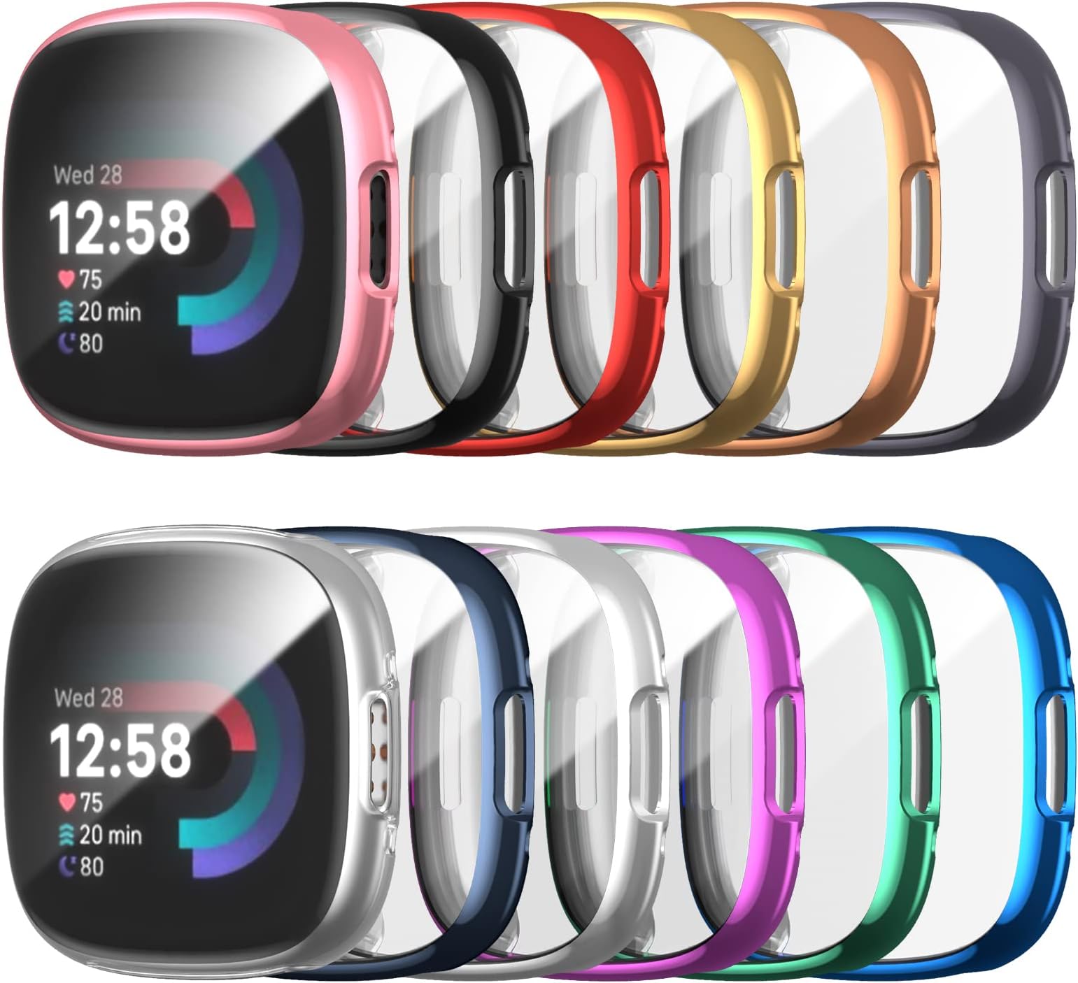 Amazon.com: for Fitbit Versa 4 Screen Replacement for Fitbit Versa 4 ...