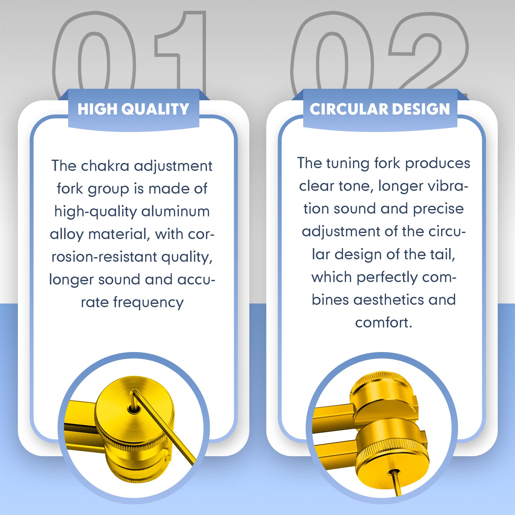 Snapklik.com : Chakra Tuning Forks Set, 7 Chakra And 1 Soul Purpose ...