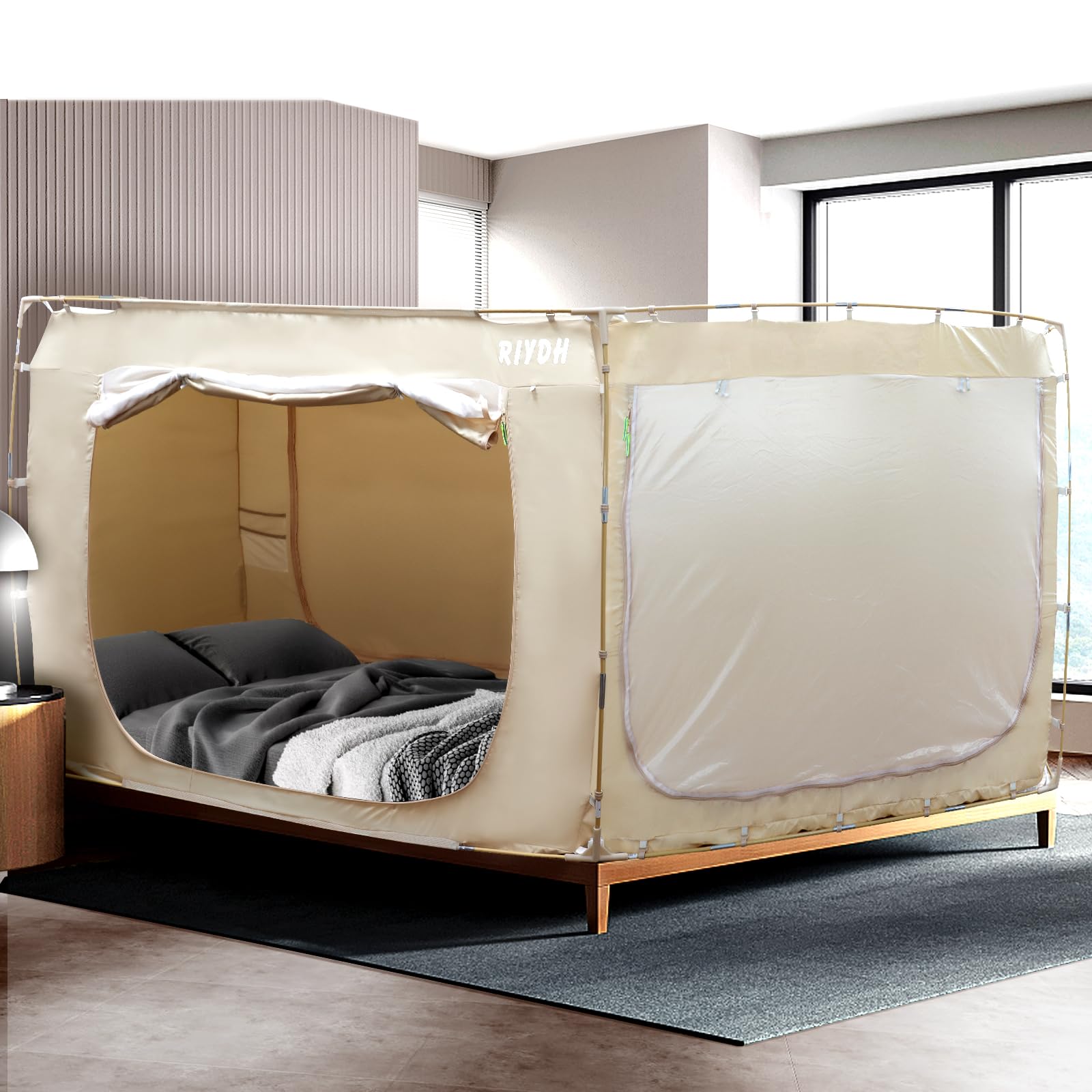 Amazon.com: RIYDH Bed Tent Bed Canopy Queen Size Tents for Adult and ...