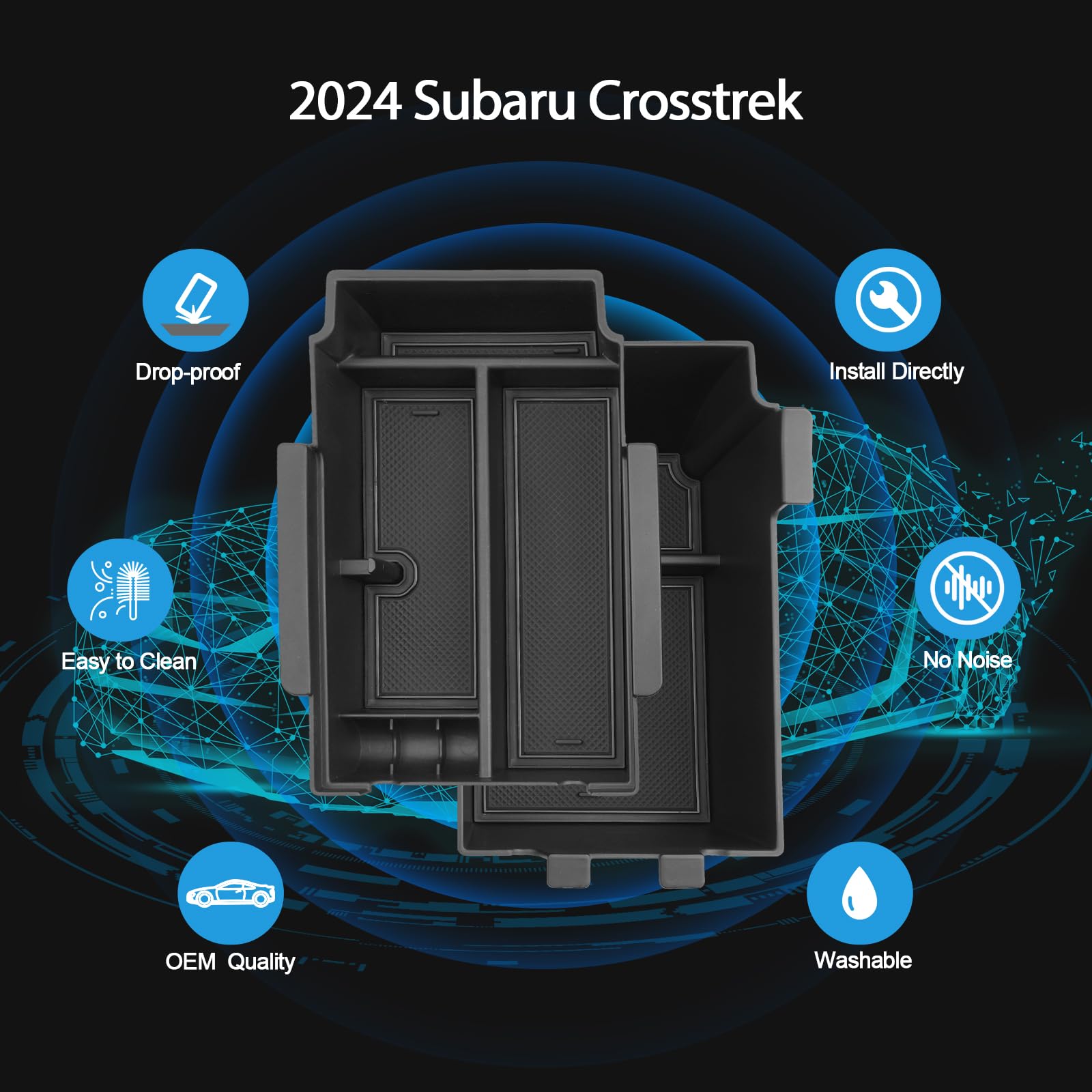 Snapklik.com : R RUIYA 2024 Crosstrek Center Console Organizer For S Ubaru Crosstrek Accessories ...