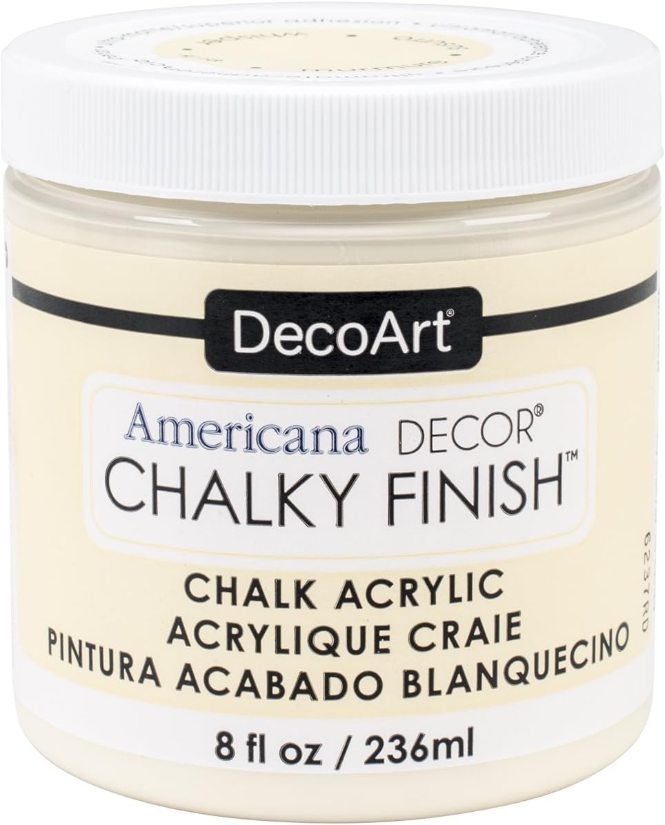 Amazon.com: DecoArt ADC-03 Americana Chalky Finish Paint, 8-Ounce, Whisper