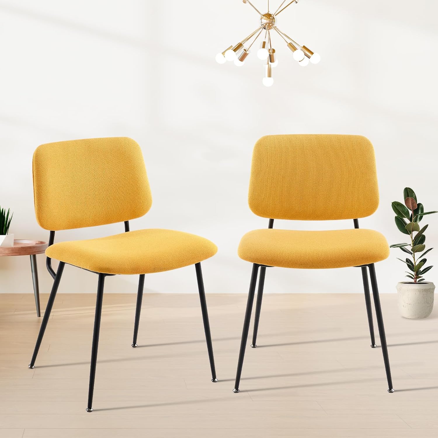 COLAMY Dining Room Chairs, Set of 2, Modern Kitchen Chairs, Dining Room ...