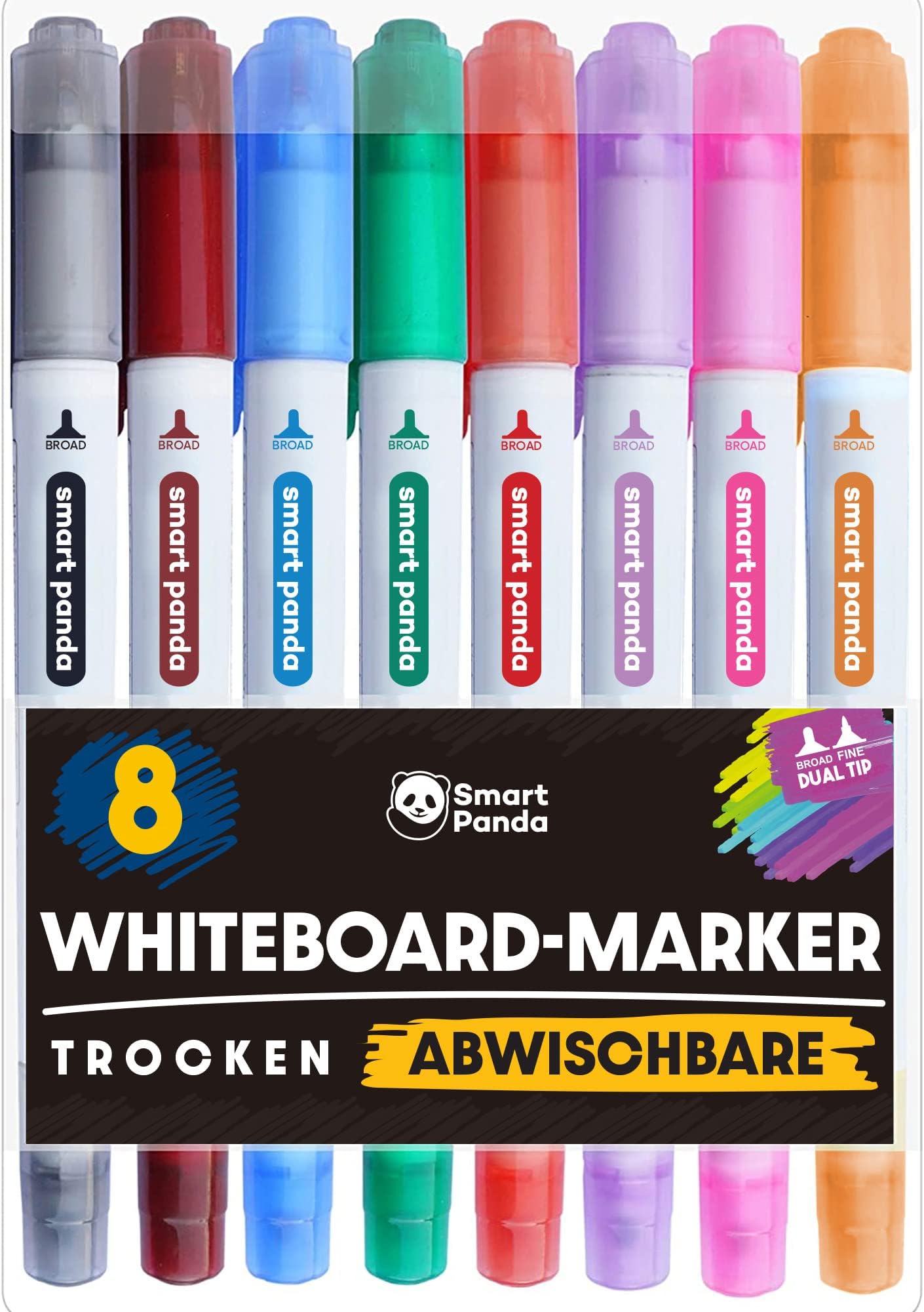 Whiteboard Marker von SmartPanda – Whiteboard Stifte, Folienstift ...