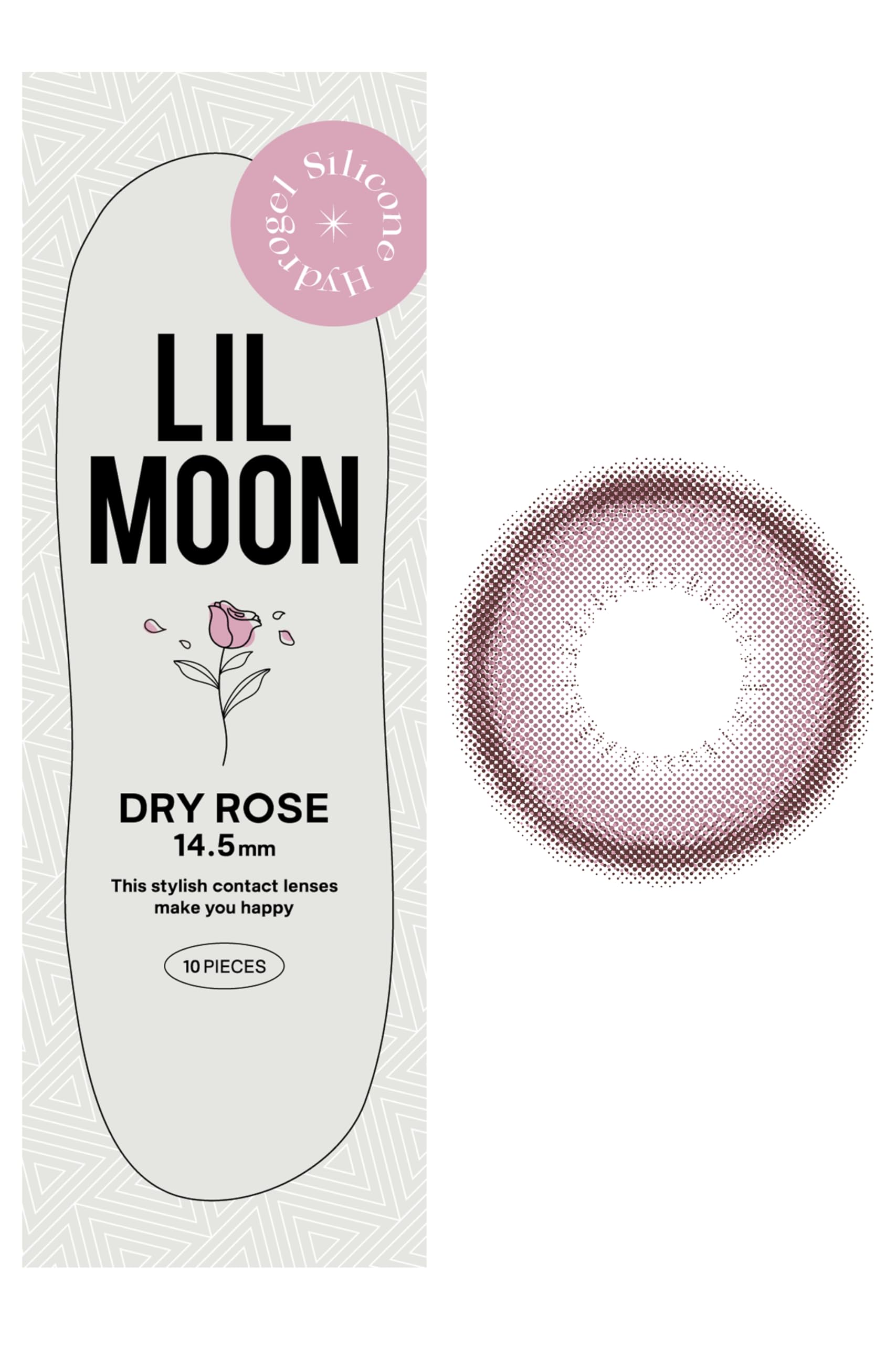 Amazon | LILMOON (リルムーン) シリーコーン ワンデー 10枚入り ドライローズ (度あり) [-5.25 ...