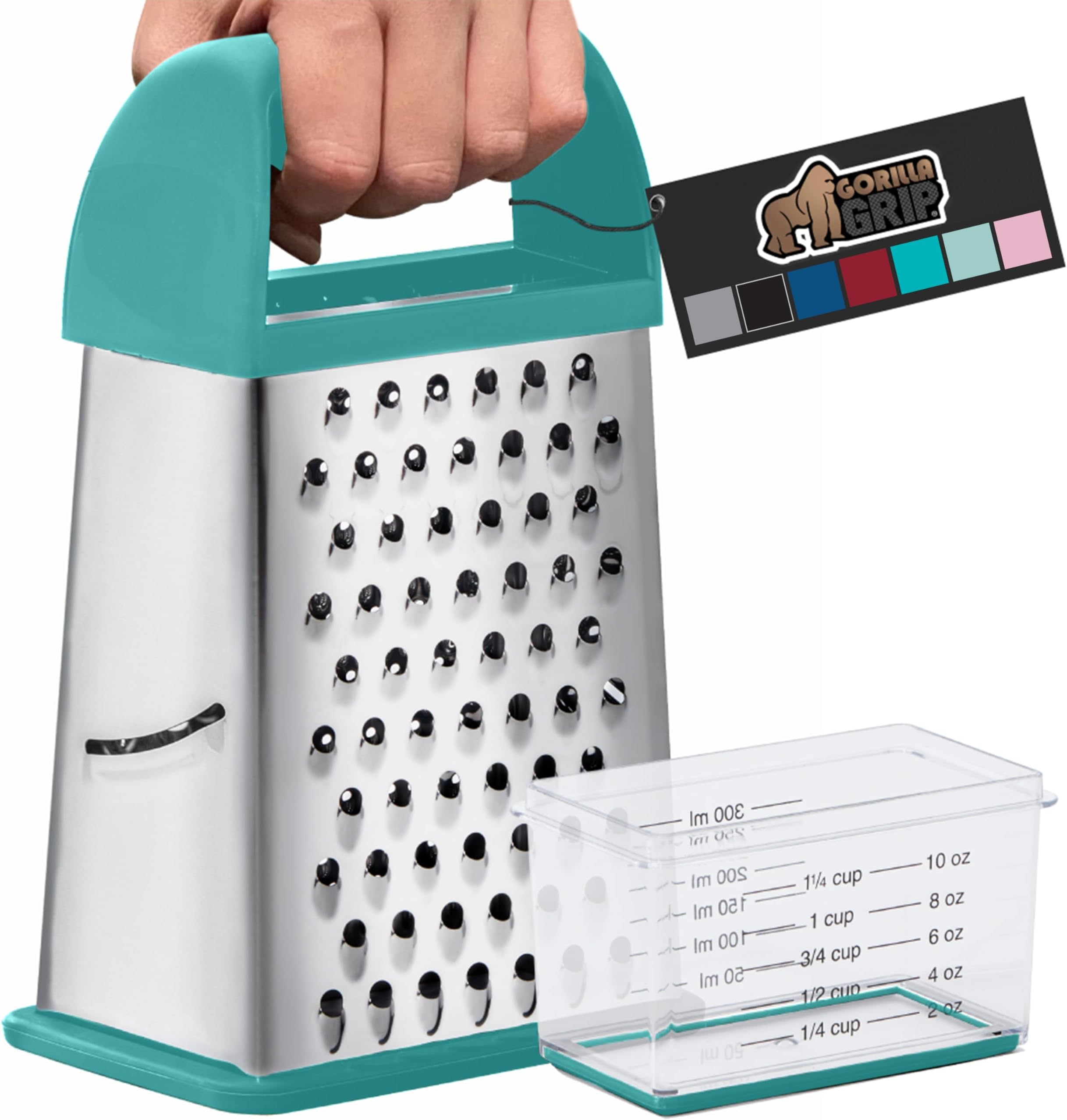 Amazon.com: Joseph Joseph Multi-Grip Box Grater with Precision food ...