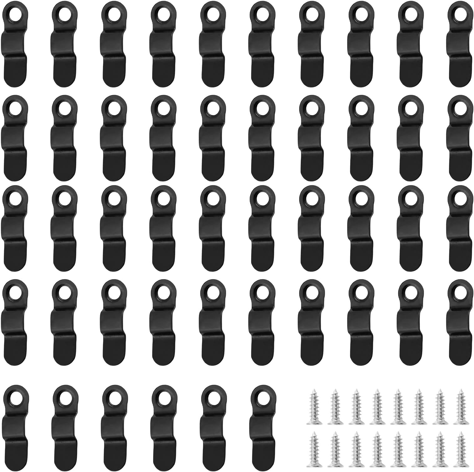 DOITOOL 100pcs Frame Picture Turn Button with 100 Screws Clip Board ...