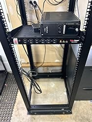 Amazon.com: StarTech.com 4-Post 12U Mobile Open Frame Server Rack, 19in Network Rack with Wheels ...