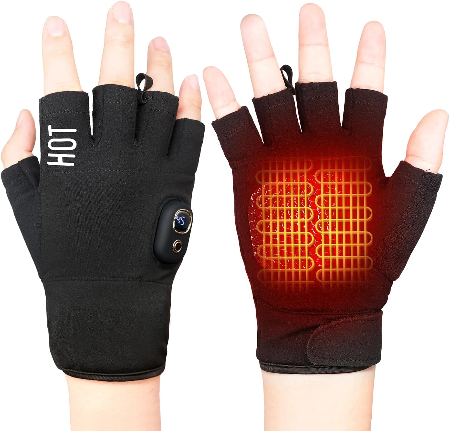 Amazon.com: Heated Gloves, Gloves for Cold Weather Rechargeable Winter ...