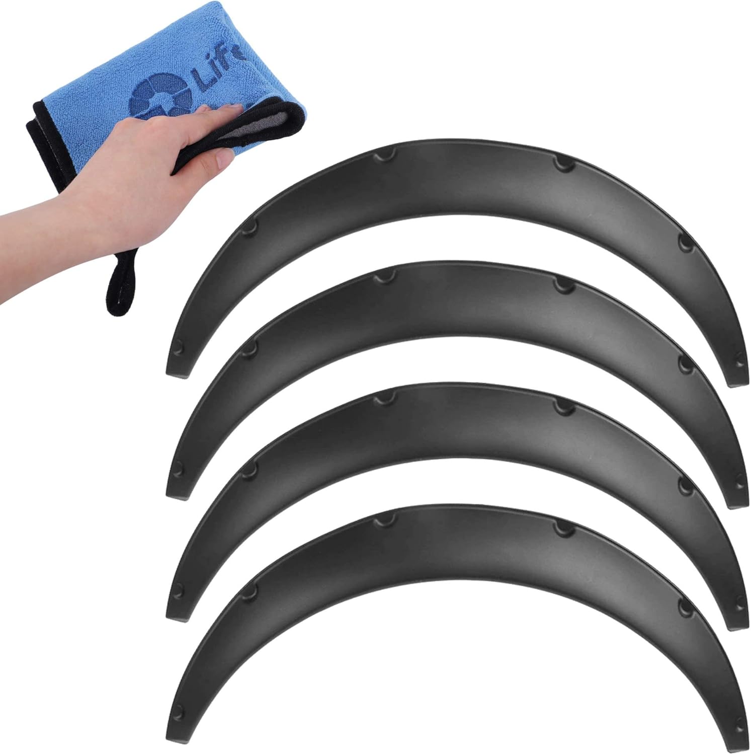 Amazon.com: 4PCS Universal Fender Flares Car Fender Wide Body Kit Wheel ...