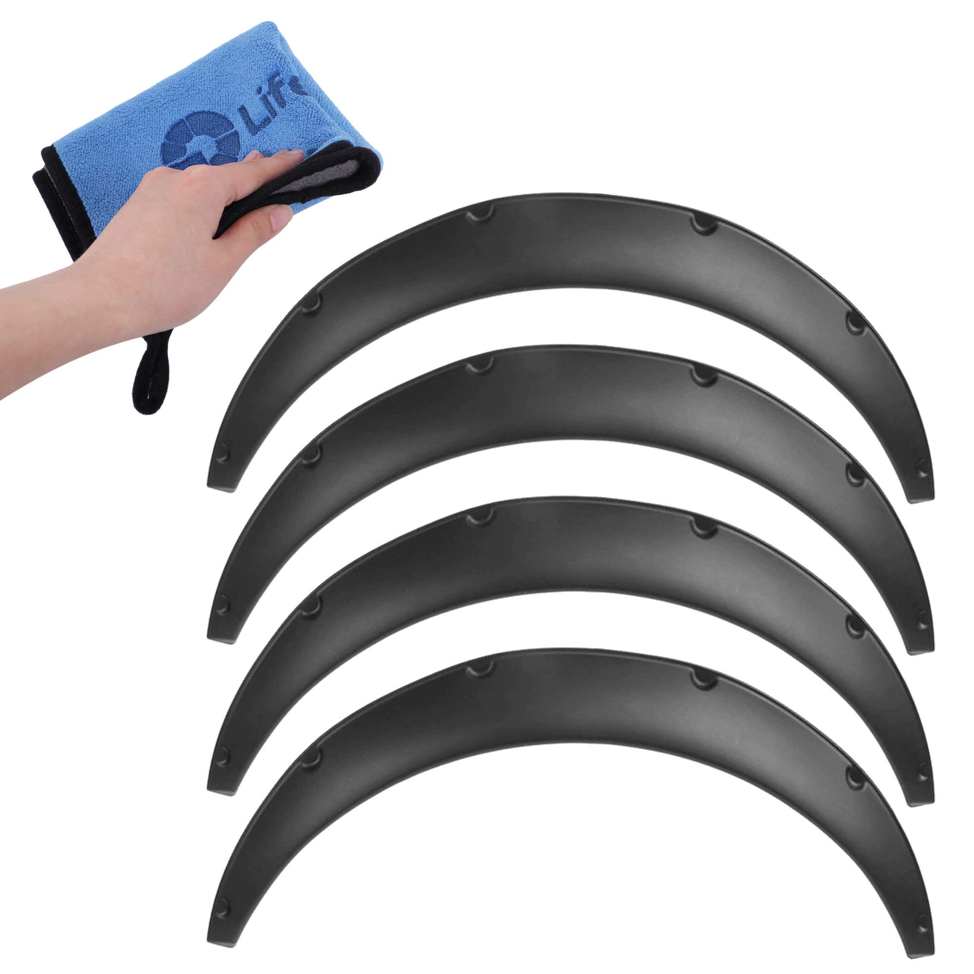 4pcs Universal Fender Flares Car Fender Wide Body Kit Wheel ...