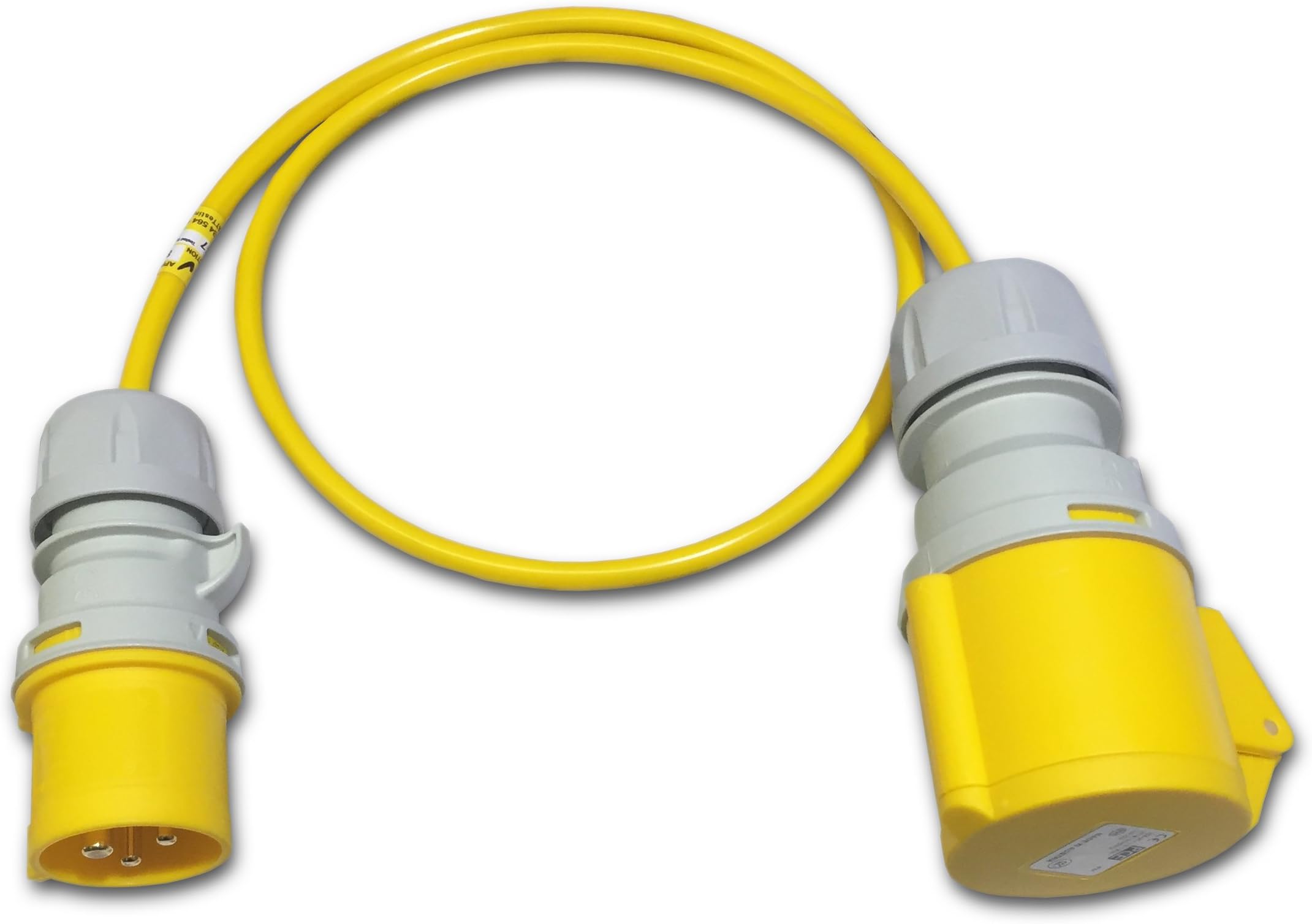 16 Amp Plug to 32 Amp Socket Adaptor - PCE Blue - Heavy Duty H07RN-F ...