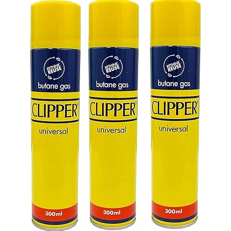 ZYBUX - 2 x Clipper Gas For Lighters - 300ml Gas | BBQ, Candle, Camping ...