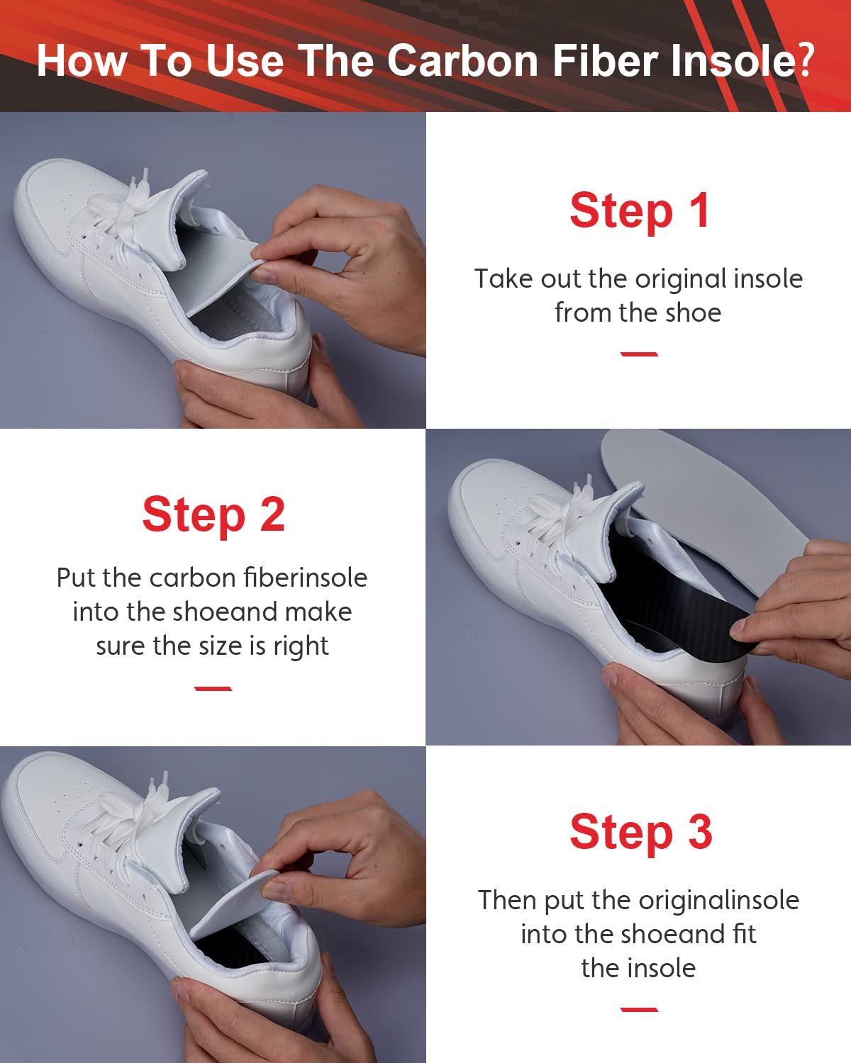 Snapklik.com : Carbon Fiber Insole Insert For Turf Toe, Hallux Rigidus ...