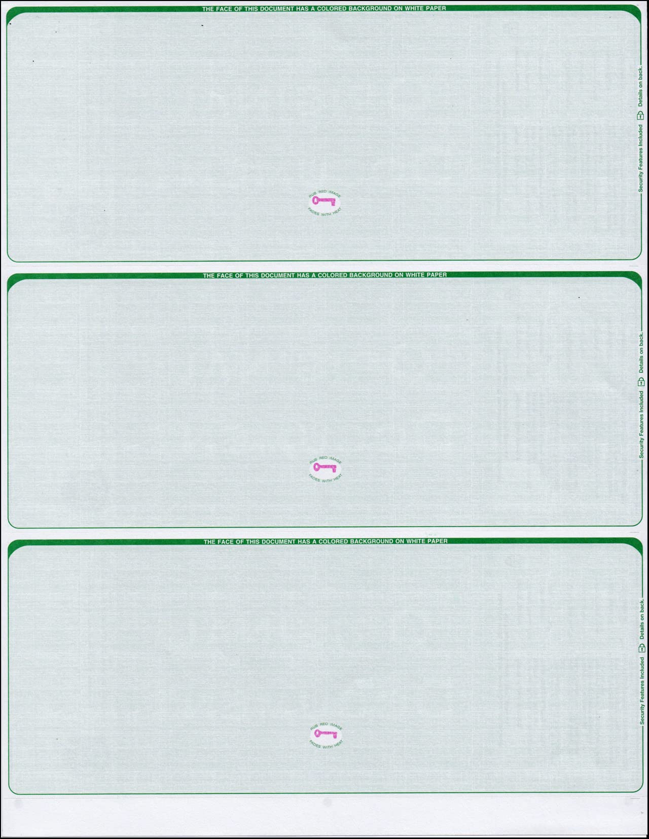 Laser Printer Checks Blank Check Stock Paper - 500 Sheets Green Marble ...