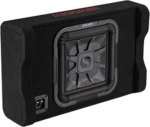 Amazon.com: KICKER 49L7TDF122 Caja de subwoofer L7T de 2 ohmios de 12 pulgadas, 600 vatios RMS ...
