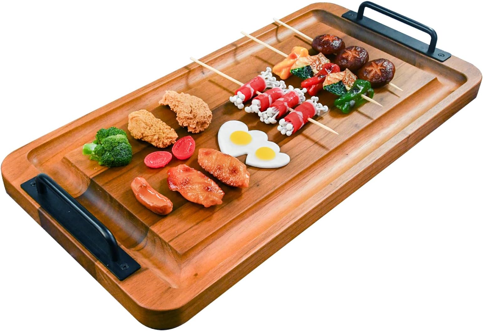 Amazon.com: KOLWOVEN Large Serving Board with Handles, 36 Inch ...