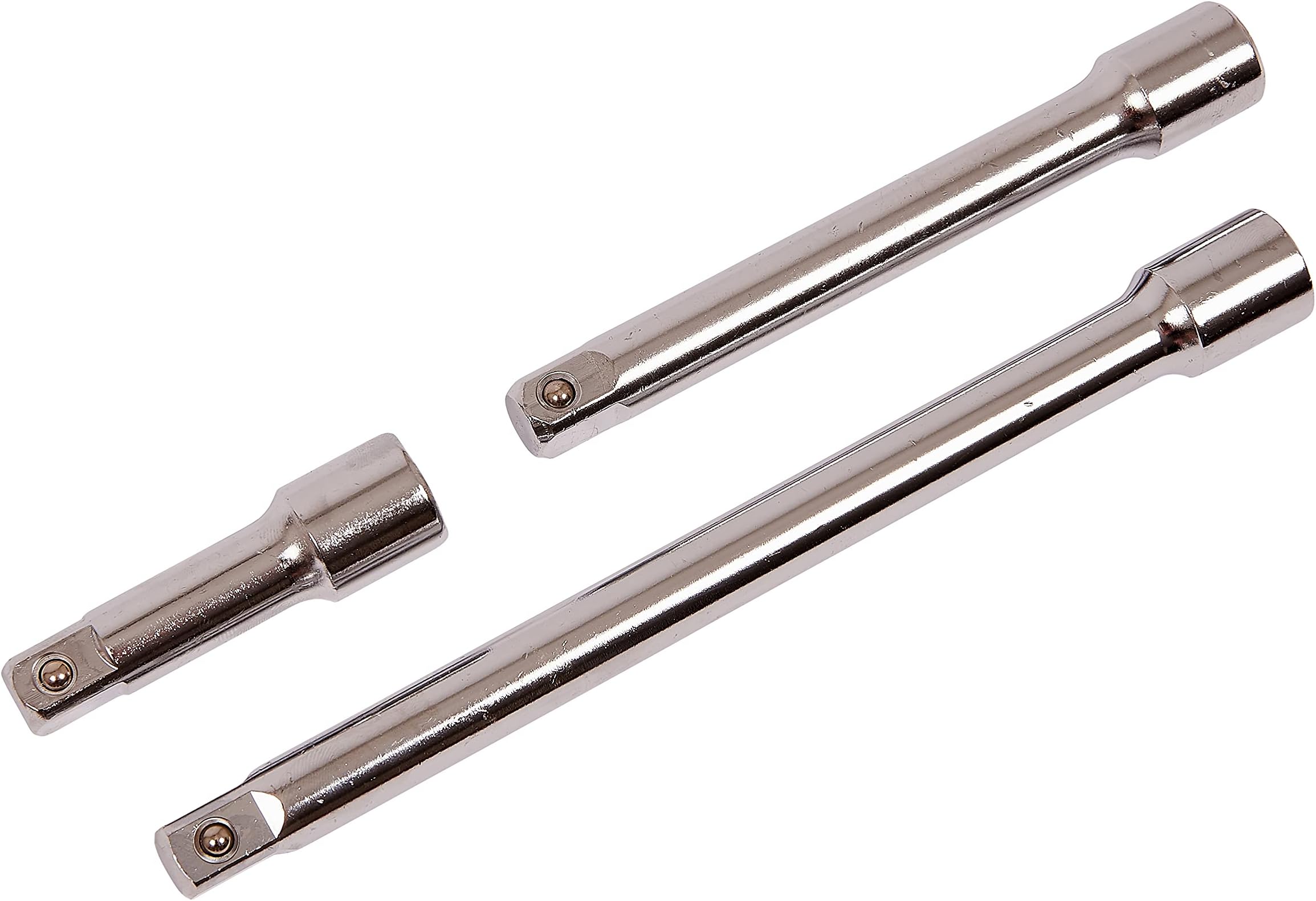 3pc Mixed Drive Flexible Flexi Socket Extesion Bar Adapter Set 1/4 3/8 ...