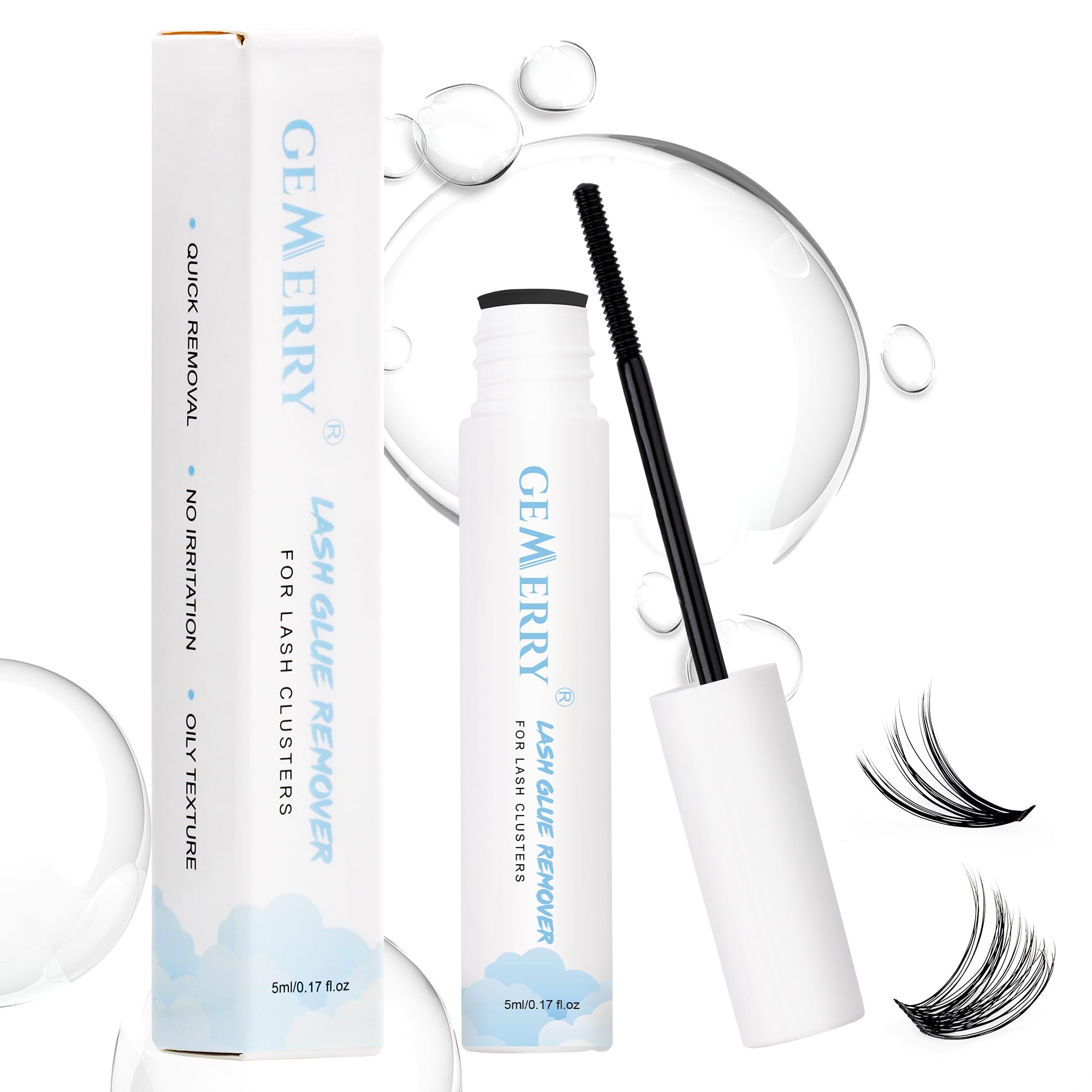 GEMERRY Lash Remover for Cluster Lashes, Lash Extension Remover Lash ...