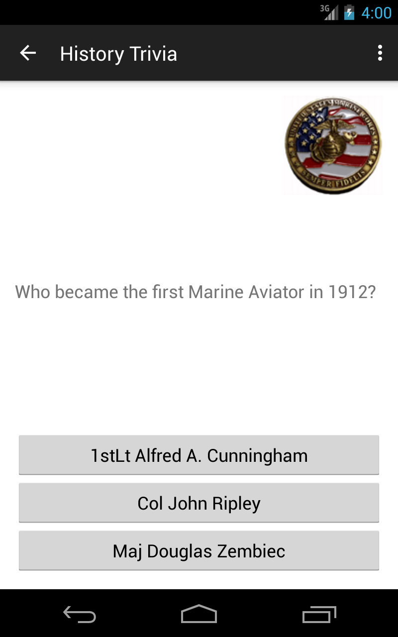 Military Trivia: US Marines: app su Amazon Appstore