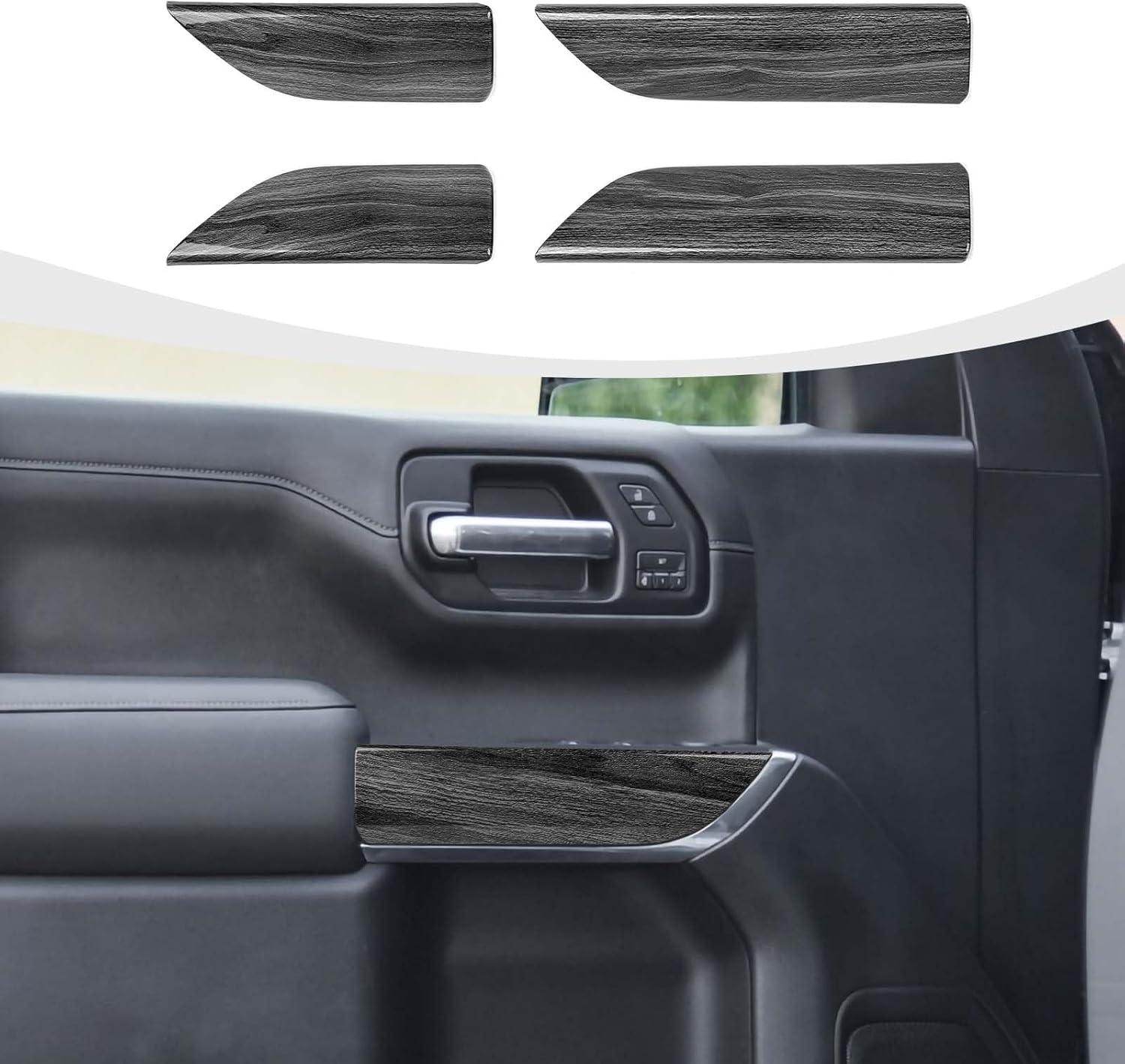 Amazon.com: RAZPOY Inner Door Handle Cover Trim Compatible with 2019 ...
