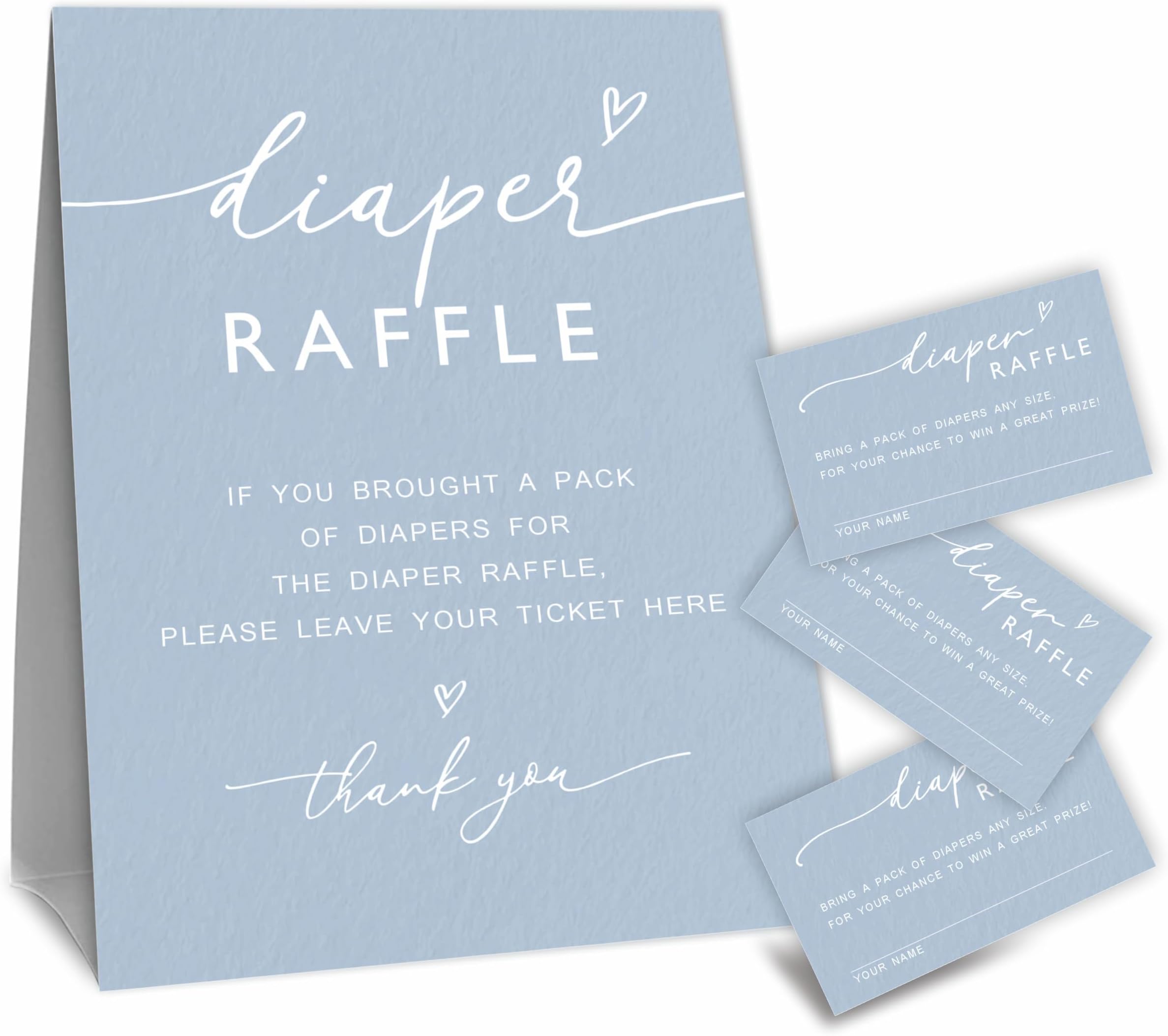 Amazon.com: Boho Pumpkin Diaper Raffle Game Sets - 1 Self-Standing Sign ...