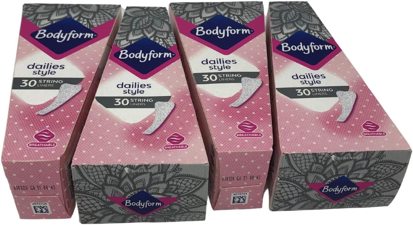 Bodyform Panty Liners String 30 : Amazon.co.uk: Health & Personal Care