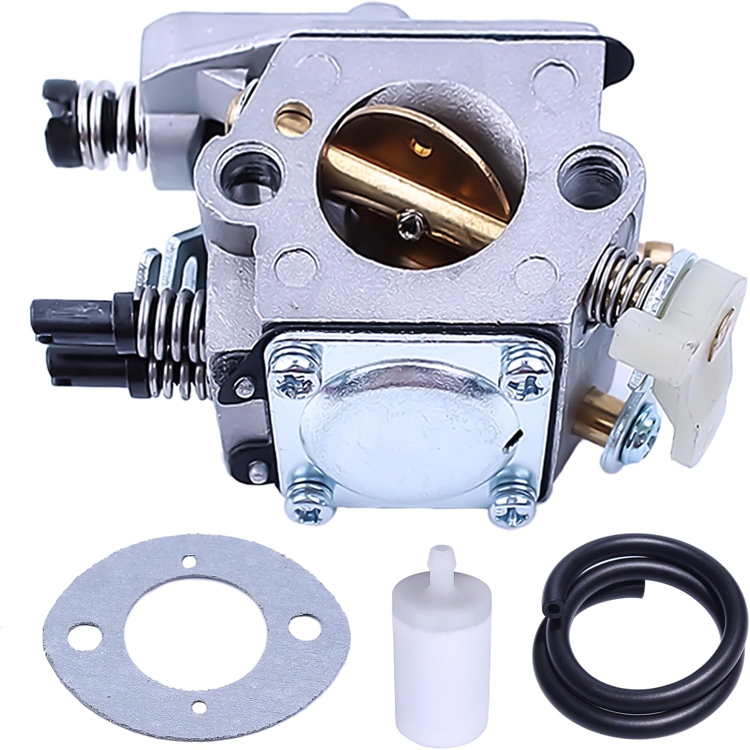 Amazon.com: Mtanlo For Husqvarna 50 51 55, 55 Rancher For Chainsaw, Carburetor Kit, 503281504 ...