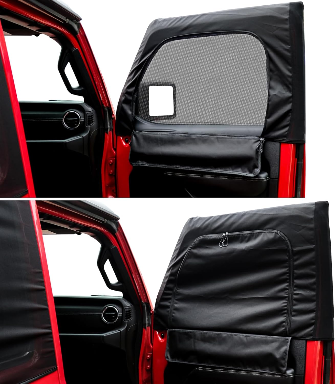 Amazon.com: JHD-TOGO Front Window Sun Shade for Jeep Side Windows ...