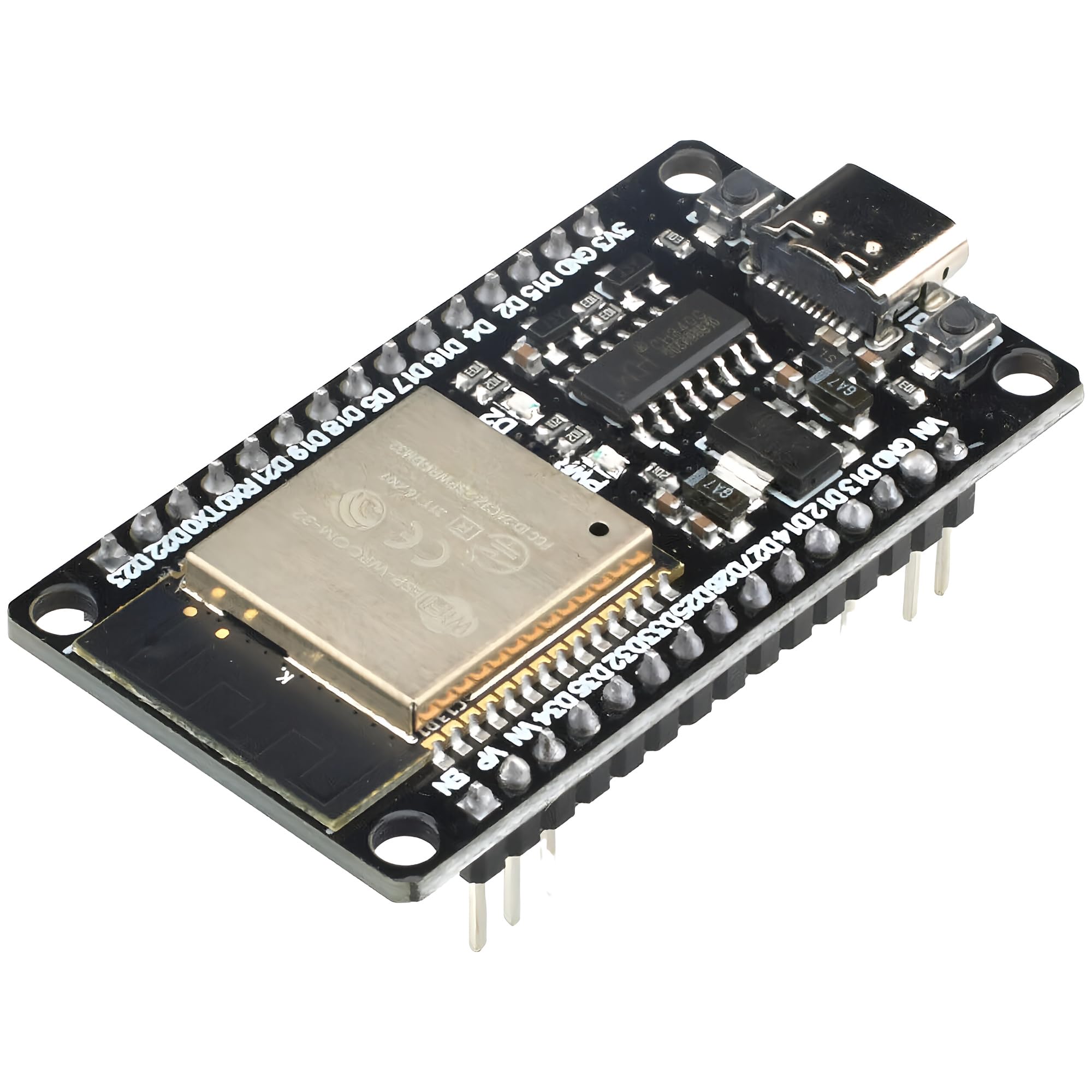 JacobsParts ESP-WROOM-32 ESP32 ESP-32S Placa de desarrollo USB tipo C ...