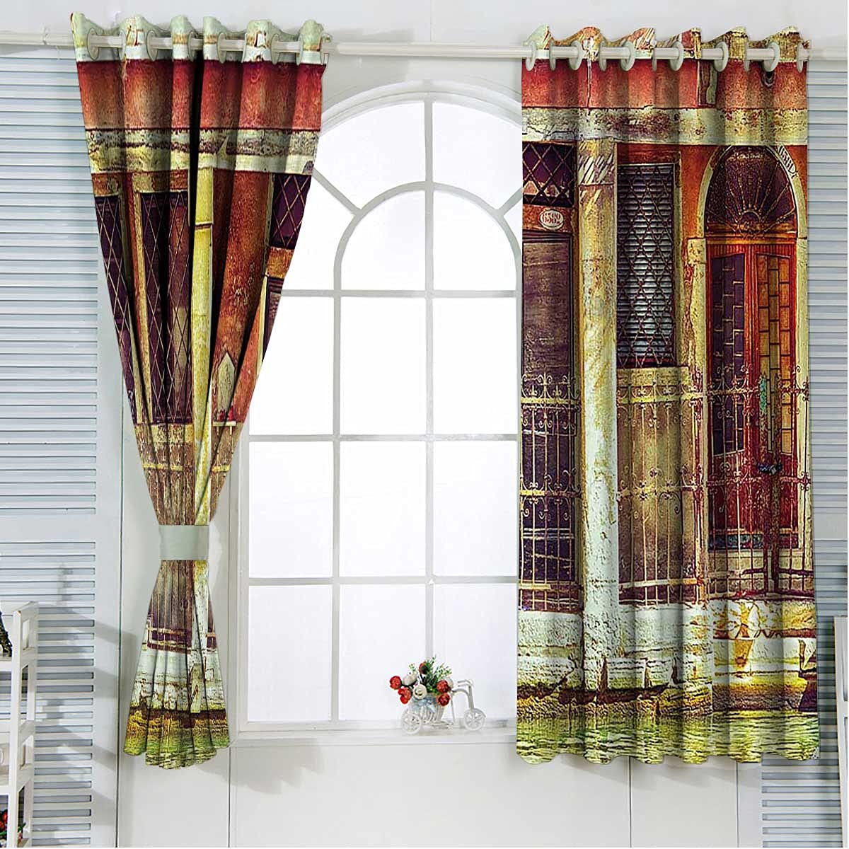 Italian Style Kitchen Curtains Amazon.com: Beach Kitchen Curtains,