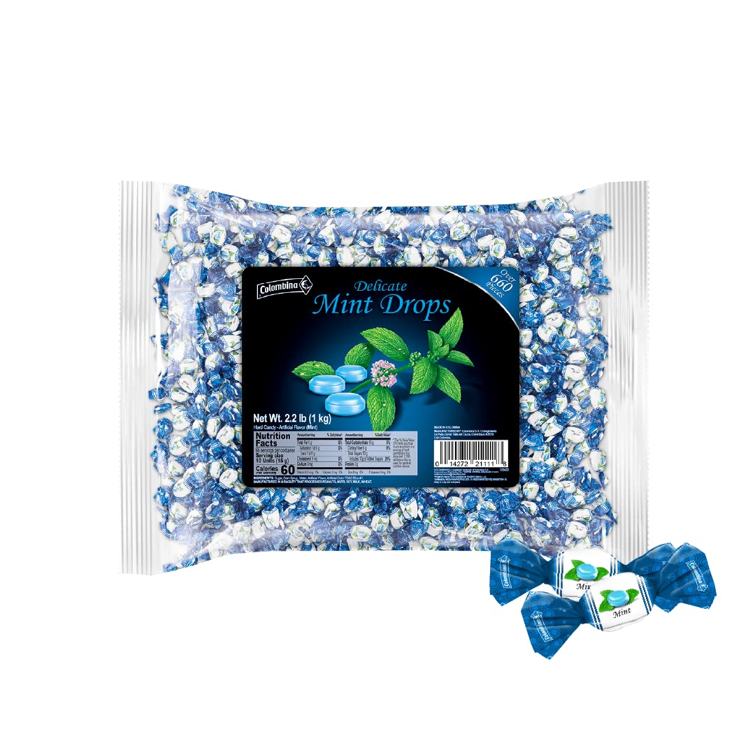 Amazon.com : Colombina Breath Mints Delicate Drops - Over 660 ...