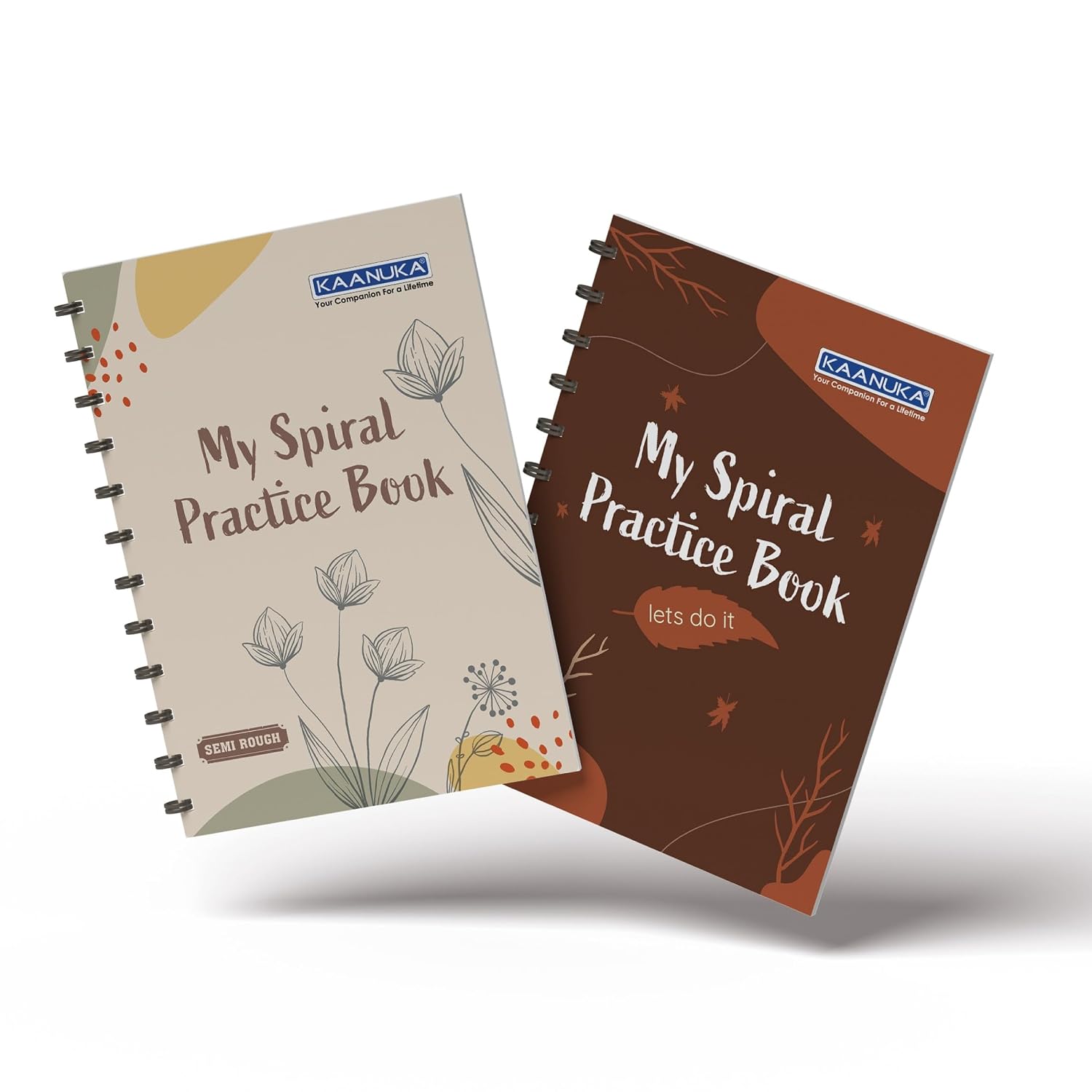 KAANUKA Long Size A4 Semi Rough Spiral Notebook, Single Subject - 300 ...