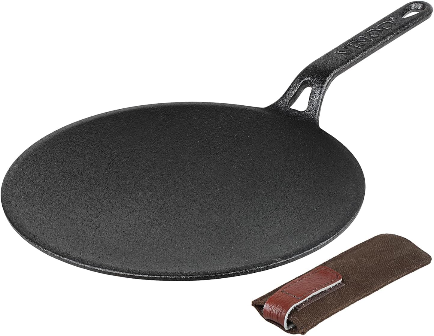 Amazon.com: Vinod Legacy Pre-Seasoned Cast Iron Pan, Dosa Pan, Flat ...